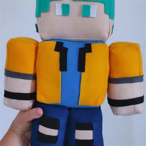 Naru Em Feltro Minecraft 35cm Elo7 Produtos Especiais