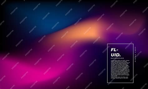 Premium Vector Colorful Fluid Gradient Mesh Background Template Copy Space For Poster Banner