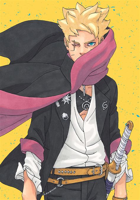 What The Thing Time Skip Boruto Wearing Between His Cape And His Shirt