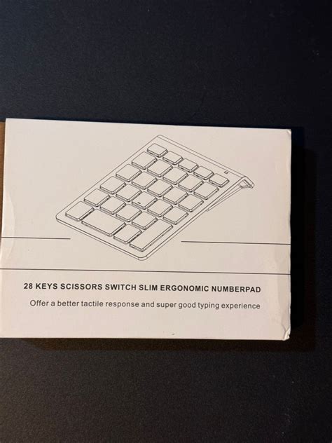 28 keys scissors slim switch keyboard extension number pad computer ergonomic numberpad