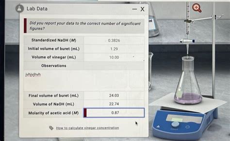 Solved Lab Data Did You Report Your Data To The Correct Chegg