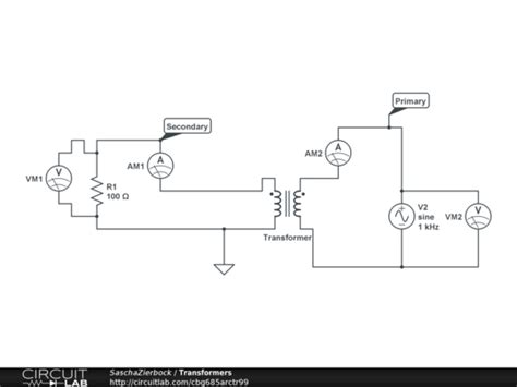 Transformers Circuitlab