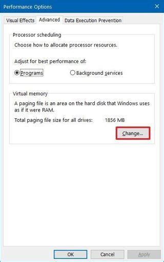How To Move Virtual Memory To A Different Drive On Windows Windows Central