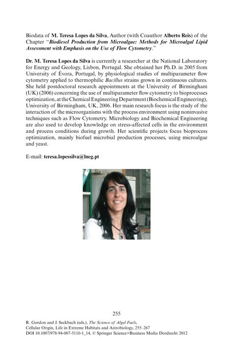 Pdf Biodiesel Production From Microalgae Methods For Microalgal Lipid Assessment With