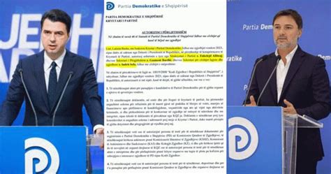 Lulzim Basha Ende Ligjërisht Kryetar I Pd Së Ja Letra Që I Dërgoi Sot