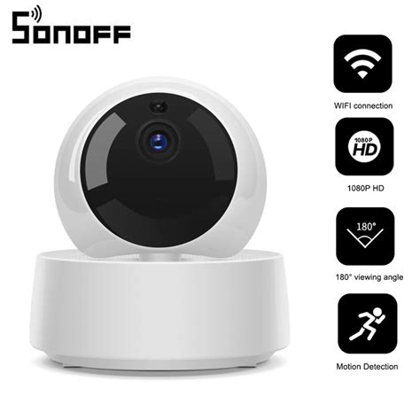 Cámara Wifi Sonoff Gk 200mp2 B Fhd Rotatoria Visión Nocturna