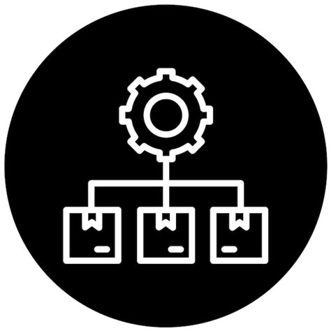 Premium Vector Vector Design Workflow Icon Style