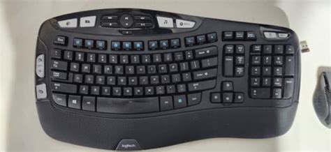 Logitech Wireless Wave Combo K350 Y R0053 Keyboard M510 Mouse Receiver Ebay