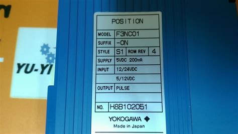 yokogawa，nc01 0n，f3nc01 0n，position，module