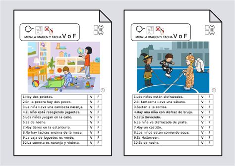 Verdadero O Falso Lectoescritura Soyvisual
