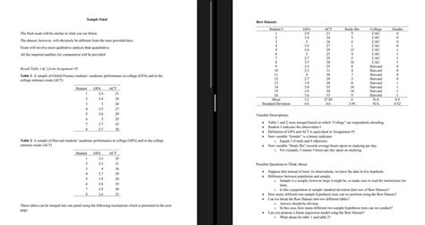 College Statshypothesis Testing Is This A Population Or A Sample If