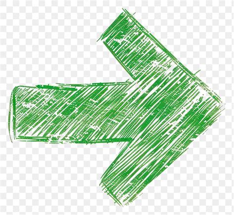 Png Green Sketched Arrow Illustration Free Png Rawpixel
