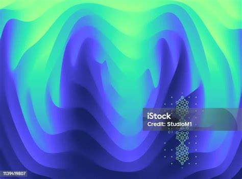 具有波紋效果的3d 波浪形背景抽象向量例證設計範本現代模式向量圖形及更多全景圖片 全景 動作 噪音 Istock