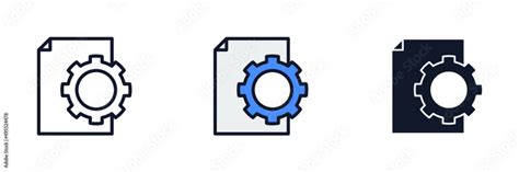 Workflow Icon Symbol Template For Graphic And Web Design Collection