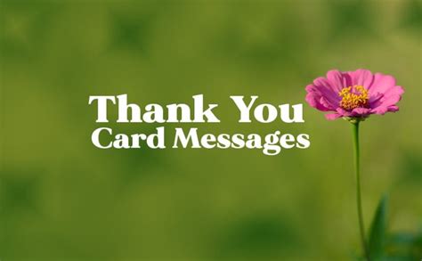 Thank You Messages To Write In A Appreciation Card Sweet Love Messages