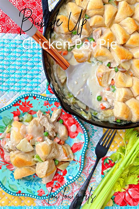 Bubble Up Chicken Pot Pie Lou Lou Girls