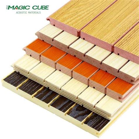 China Customized Wood Slat Acoustic Panels Suppliers Manufacturers