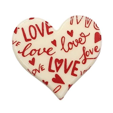 Decor Din Ciocolata Inima Love 288buc Korinitta