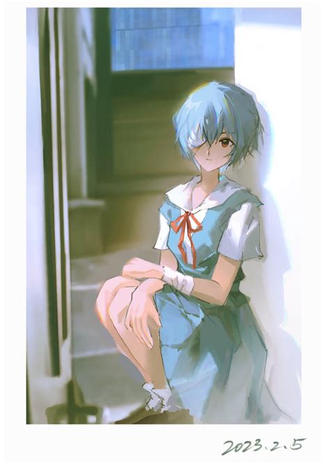 Ayanami Rei Neon Genesis Evangelion Drawn By Userjcym8788 Danbooru