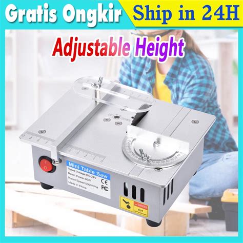 Jual Dikirim Dlm Jam Table Saw Mini Gergaji Meja Serbaguna Diy Cutting Tool Woodworking