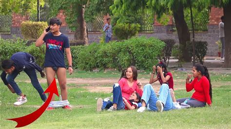 Dropping Pant In Front Of Cute Girls With Twist Epic Reaction Pranks Youtube