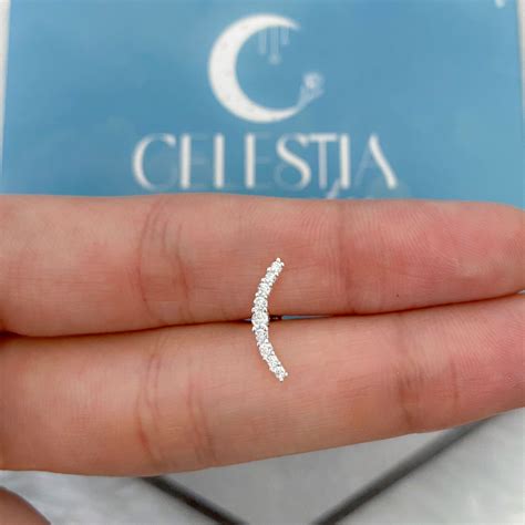 Piercing Cluster Cravejado Em Prata
