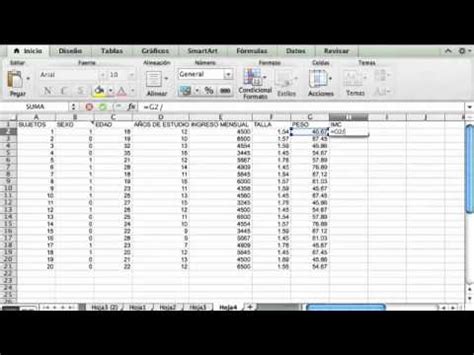 Cómo construir una base de datos en excel y analizarlos PARTE 1 YouTube