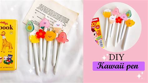 Diy Stationery Kawaii Pen Decoration School Hacks Easy To Make Diy Cute Pen Paper