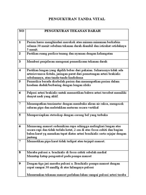 Pemeriksaan Tanda Vital Pdf