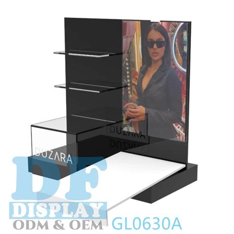Sunglasses Display Stand Counter Custom Acrylic Display Stand Eyewear Display Tray Desktop