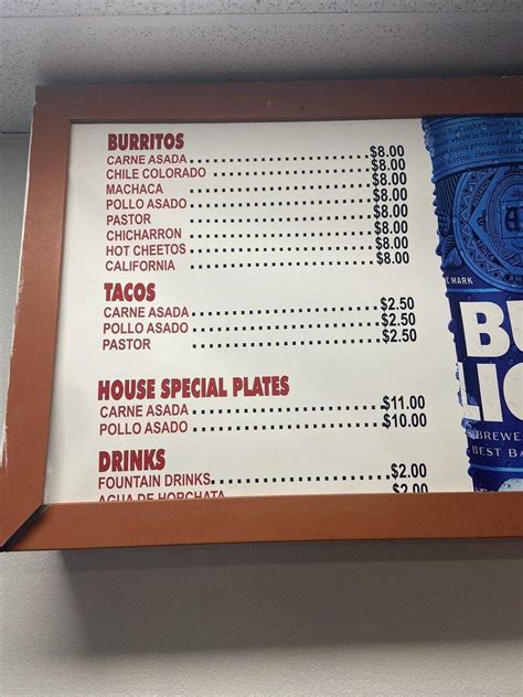 Menu At Sofias Kitchen Restaurant Brawley