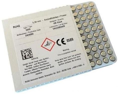 Rws Primers Large Rifle Magnum Primers Ct Pack Made In