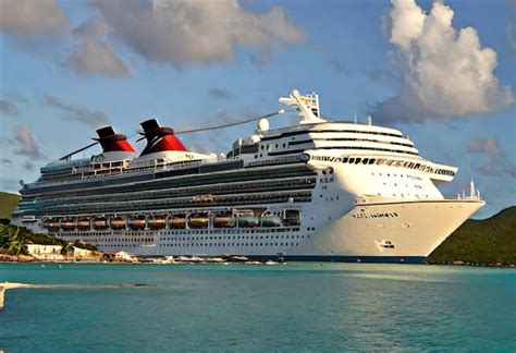 Premium Photo A Cruise Ship Is Docked In The Water