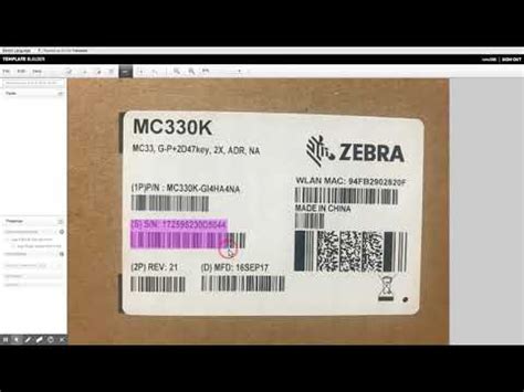 Zebra SimulScan Template Builder Tutorial Multiple Identifiers YouTube
