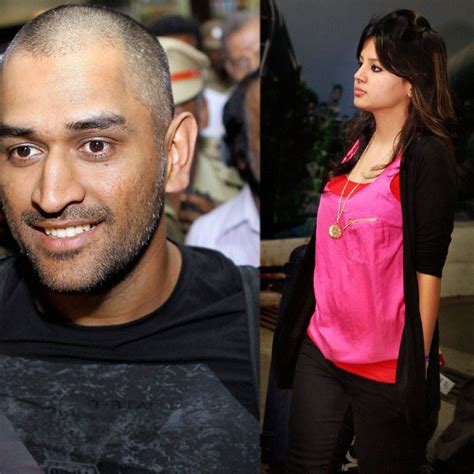 Dhoni And Sakshi Image Collection