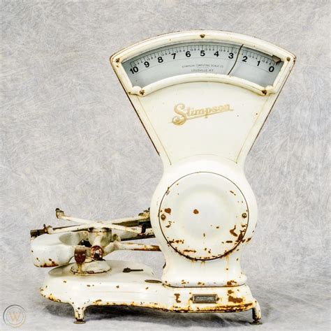 Antique Stimpson Computing Scale Co Louisville Ky Antique Grocery Scale 1795387391
