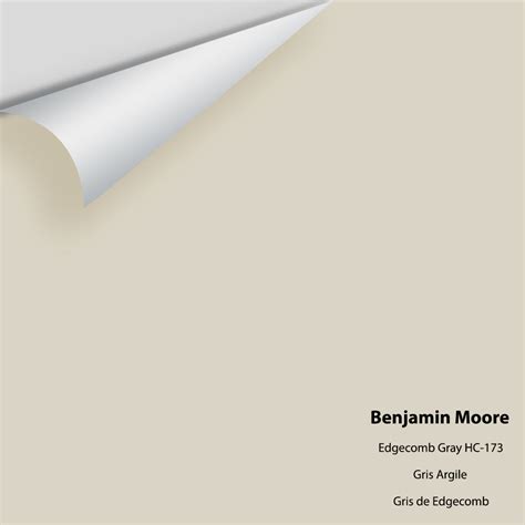 Benjamin Moore Edgecomb Gray Hc 173 Colour Sample Centerpoint Paint