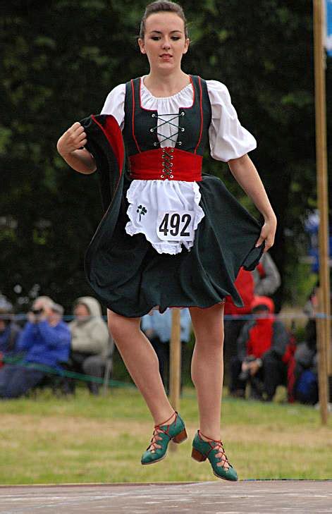Dark Irish Jig Costume With A Shamrock Lochearnhead Games