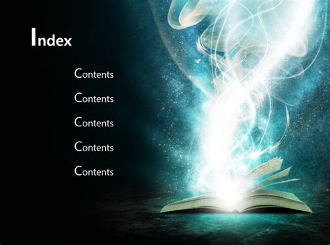 Ppt 템플릿 책 마법 마법책 마술 교육 공부 이미지 링커리어 커뮤니티