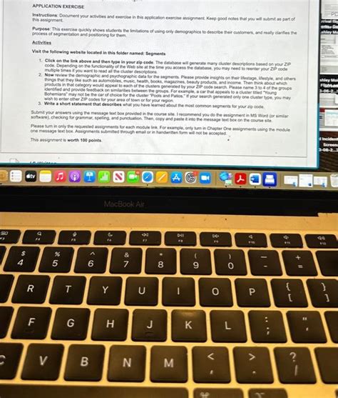 Solved Application Exercise Instructions Document Your Chegg