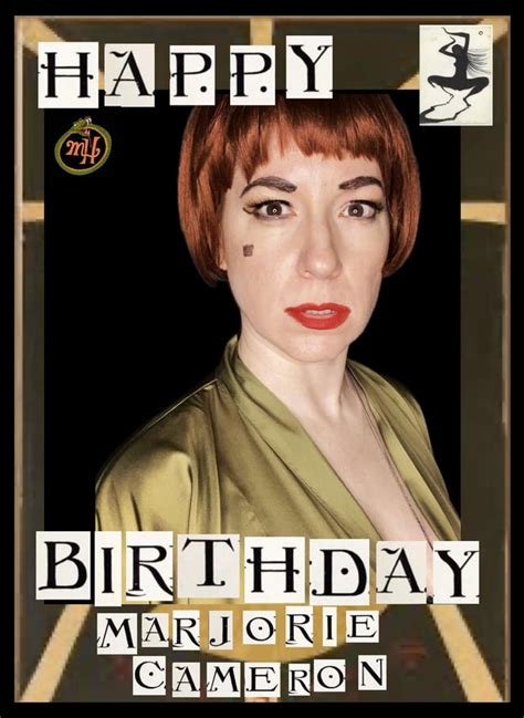 Happy Birthday Marjorie Cameron My Favorite Sex Majician R Onthisdayinhistory