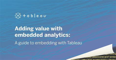 Tableau On Linkedin Embedding Tableau Analytics Helps You Take Your Product To Market Faster