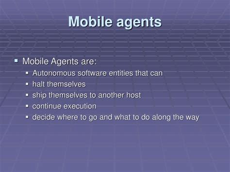 Ppt Using Mobile Agents For Intrusion Detection In Wireless Ad Hoc