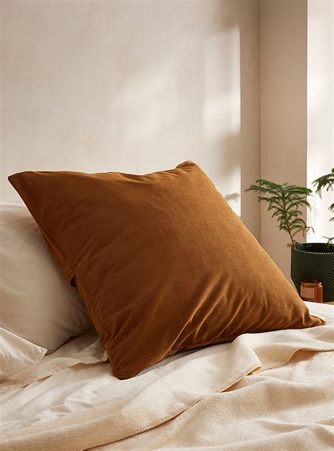Corduroy Euro Pillow Sham Simons Maison Pillow Shams And Bed Skirts