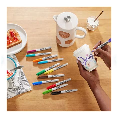 Sharpie Permanent Markers Assorted Tips And Colors 21 Count — Custom
