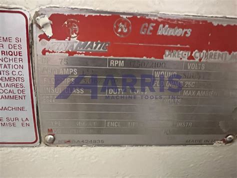 Used 110 000 Lb Capacity Schenck Balancer Harris Machine Tools