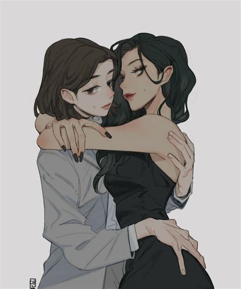 Pinterest Lesbian Art Couple Poses Drawing Anime Poses Reference