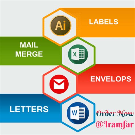 Mail Merge Mailing Labels Letters Word Templates By Iramfar Fiverr