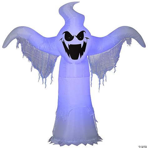 Gemmy Lightshow Airblown Shortcircuit Ghost Opp Black Light 65 Ft