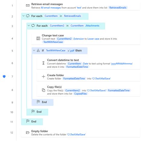 how to save email attachments to a specific folder power automate